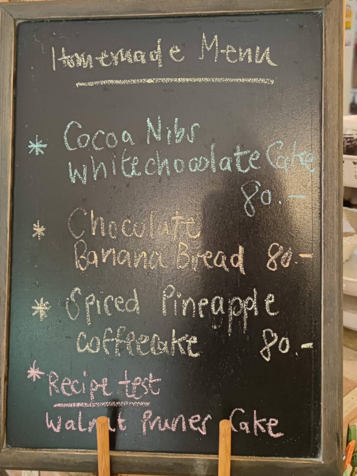 Menu at บ้านสวีทโฮม Sweet Home Coffee cafe, Bang Phra
