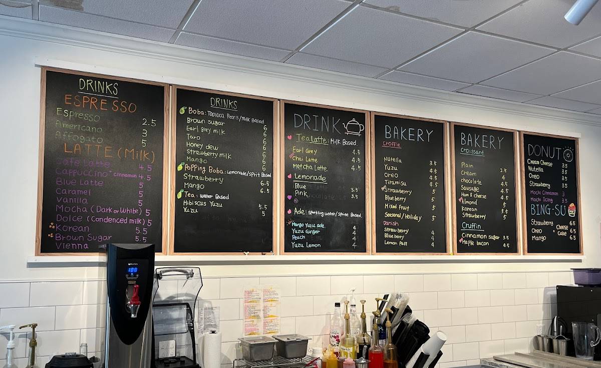 Menu at Three Lemons cafe, Richmond Hill