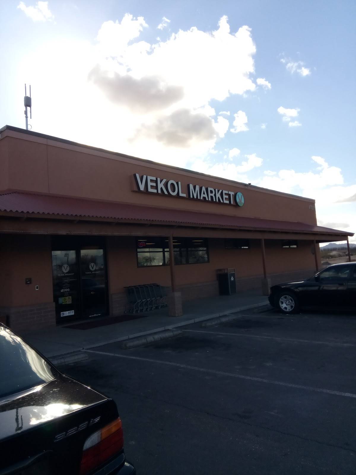 Menu at Vekol Market cafe, Maricopa