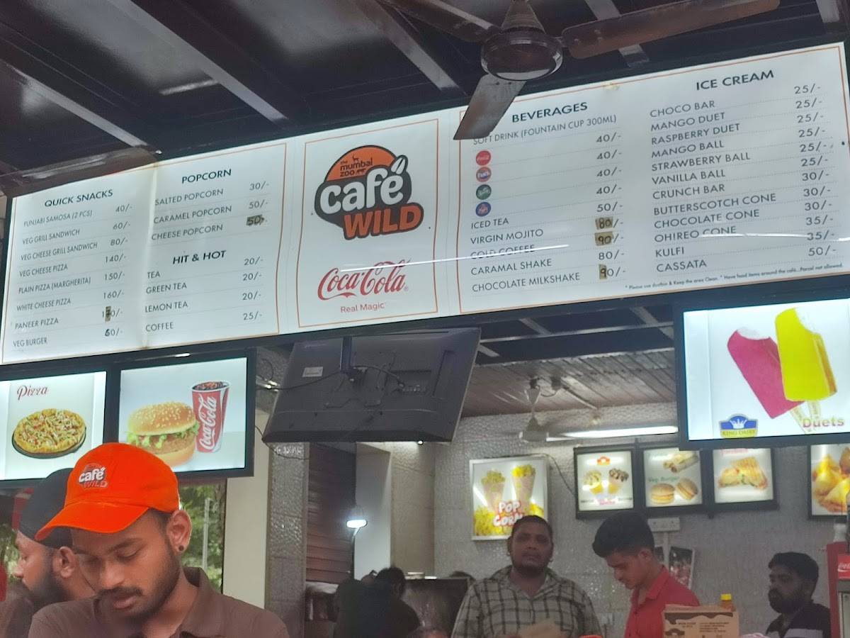 Menu at Cafe Wild, Mumbai