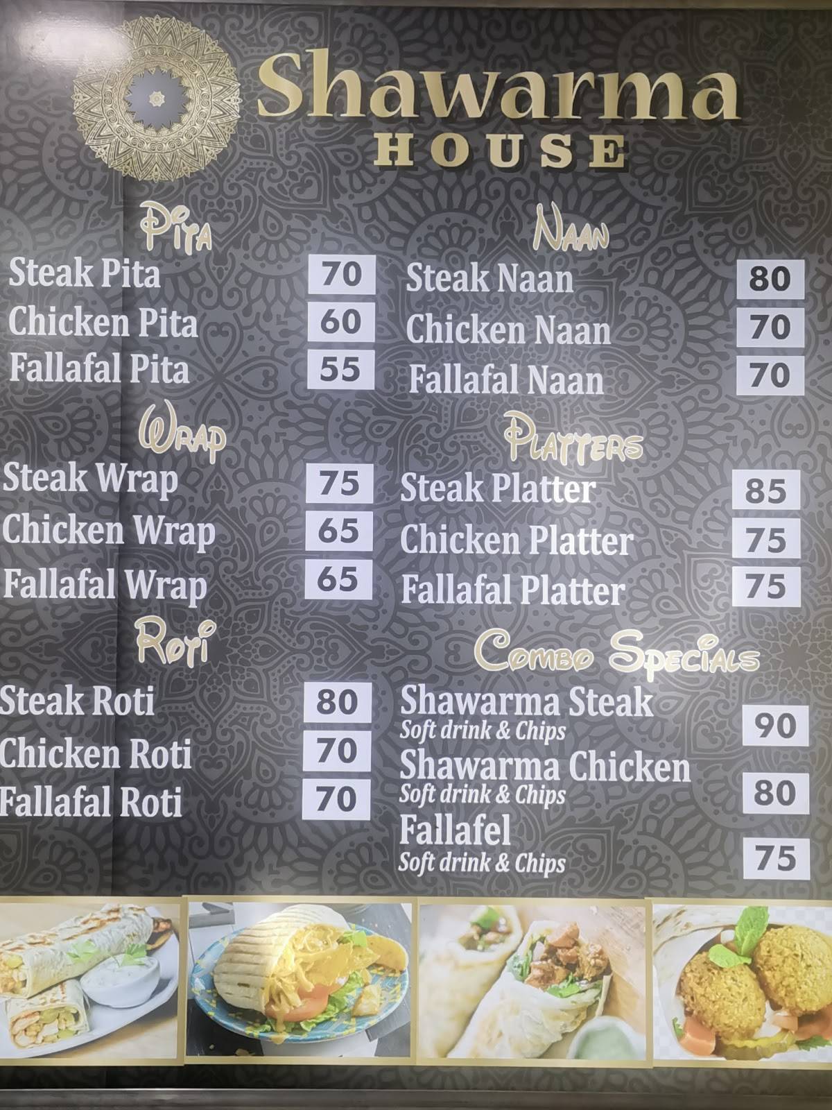 Menu at Food Inn Claremont restaurant, Cape Town, 135 Main Rd