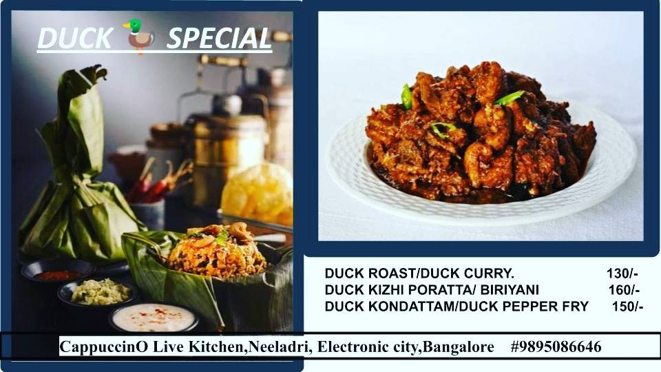 Menu at CappuccinO LivE KitcheN, Bengaluru