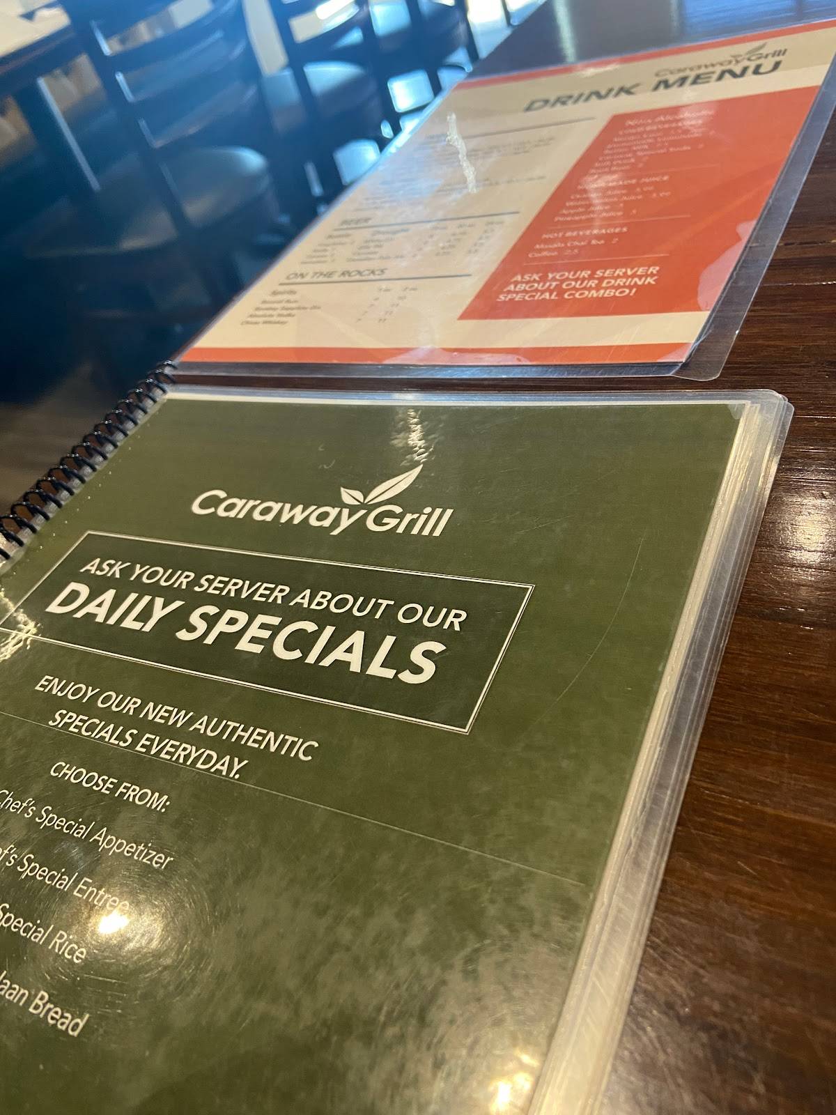 Menu au Caraway Grill - Regina East restaurant, Regina