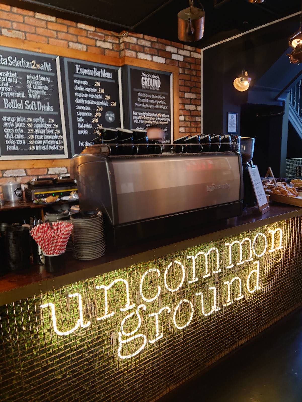 Menu at Uncommon Ground Coffee Roastery cafe, Cardiff, 10-12 Royal Arcade