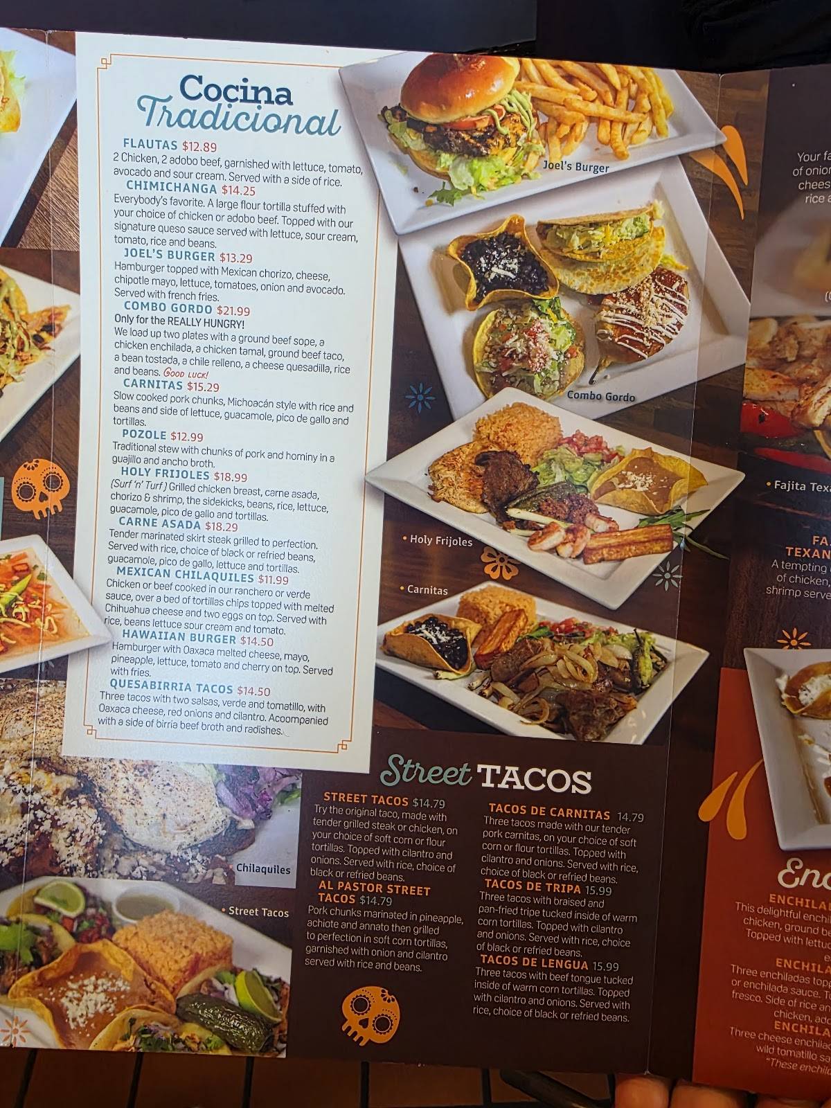 Menu at Casa Mezcal Reserva restaurant, Penn Yan