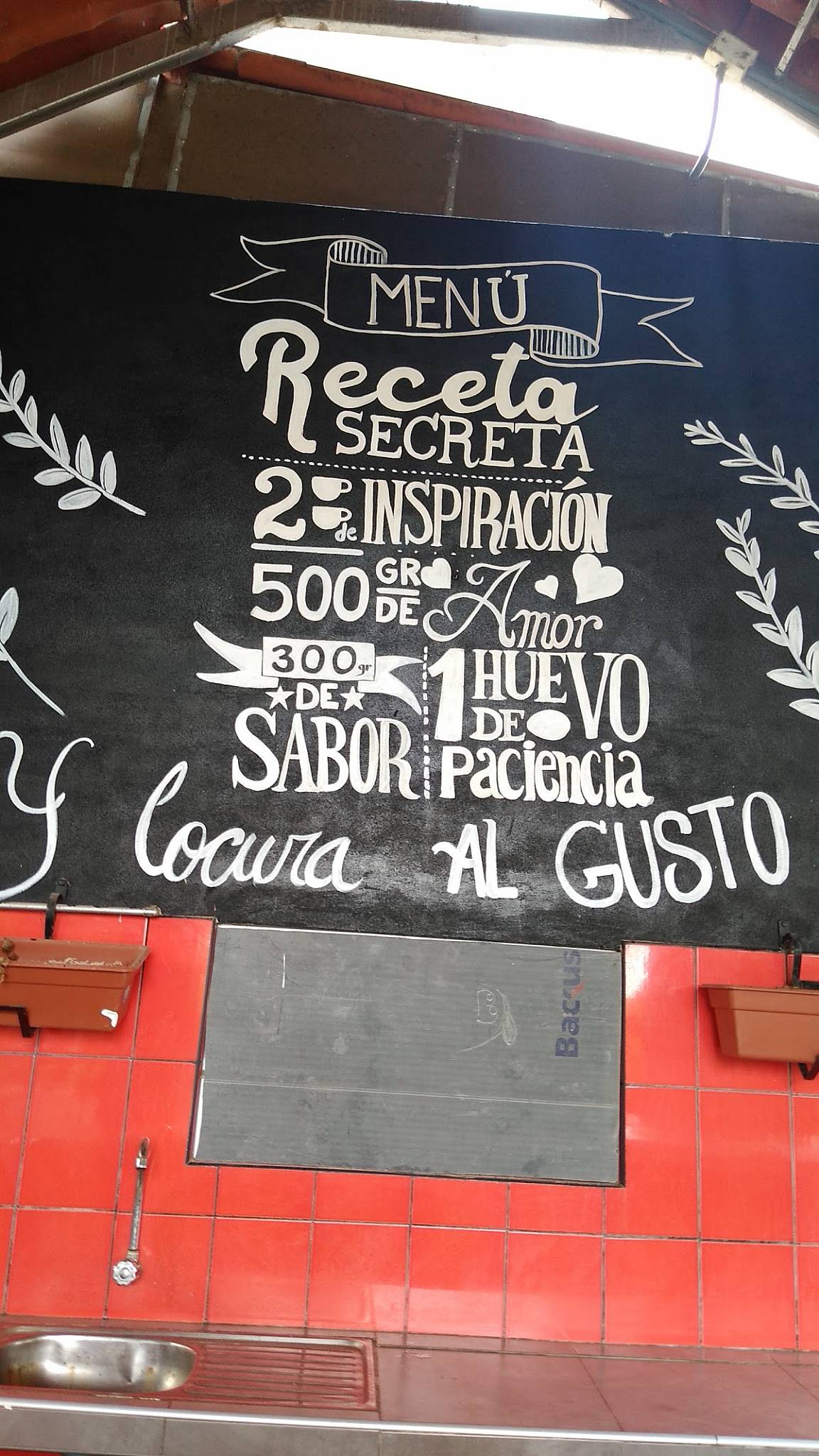 Carta del restaurante CASCADA PARK, Jaén