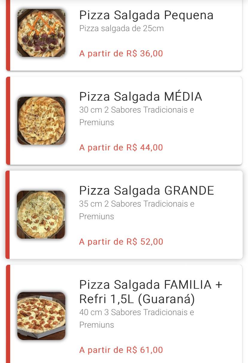 Menu em Castellane Forneria restaurante, Itaguaí