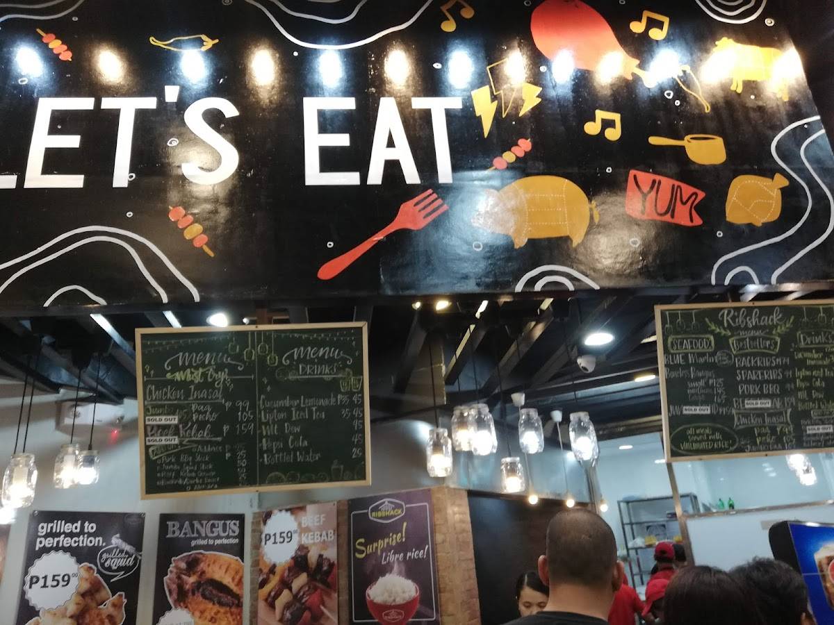 Menu at Ribshack restaurant, Cebu City, Sm Seaside