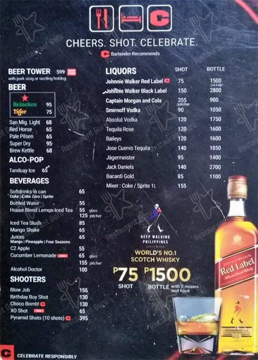 Menu at Central BBQ Boy Grill, Parañaque, F2MP+924