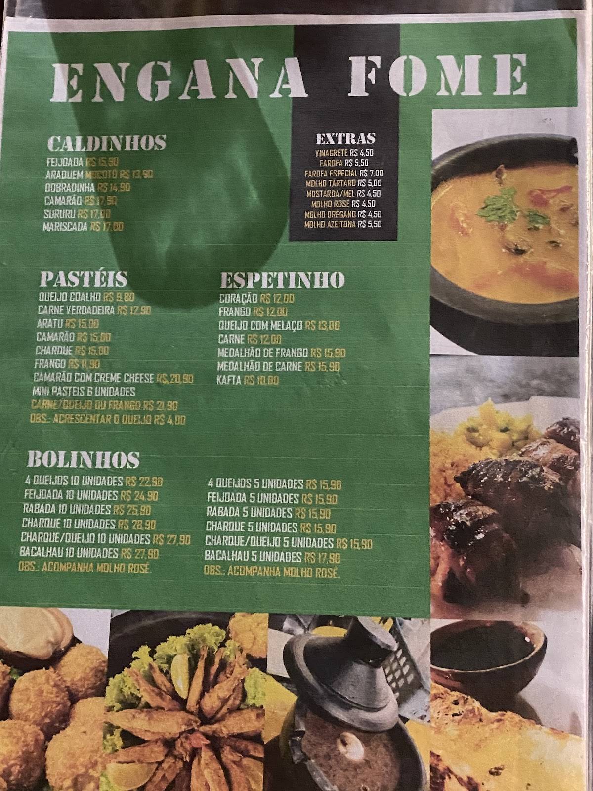 Menu em Chama na Bota pub & Bar, Aracaju