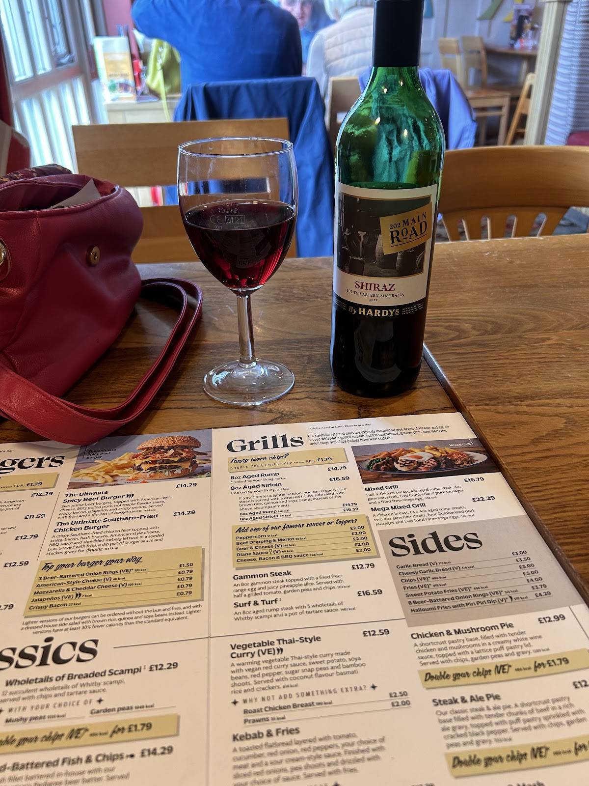 Menu at Charlie Purley pub & bar, Bognor Regis