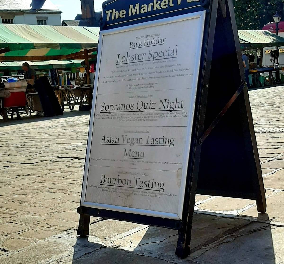 Menu at The Market Pub, Chesterfield, 95 New Square