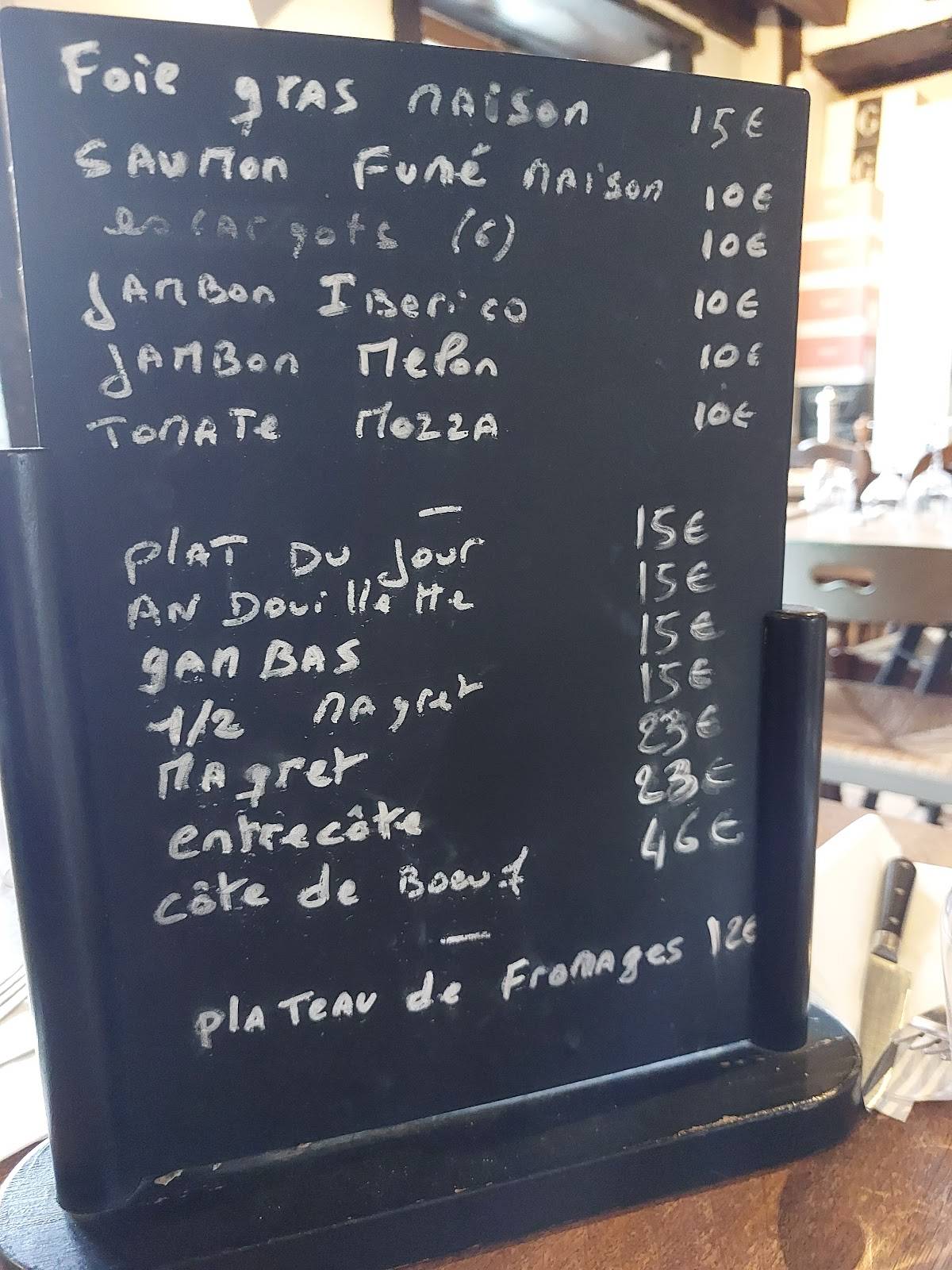 Menu at CHEZ "ERWAN" à Bourdonné devient LE "GO-RHINO" pub & bar, Bourdonné