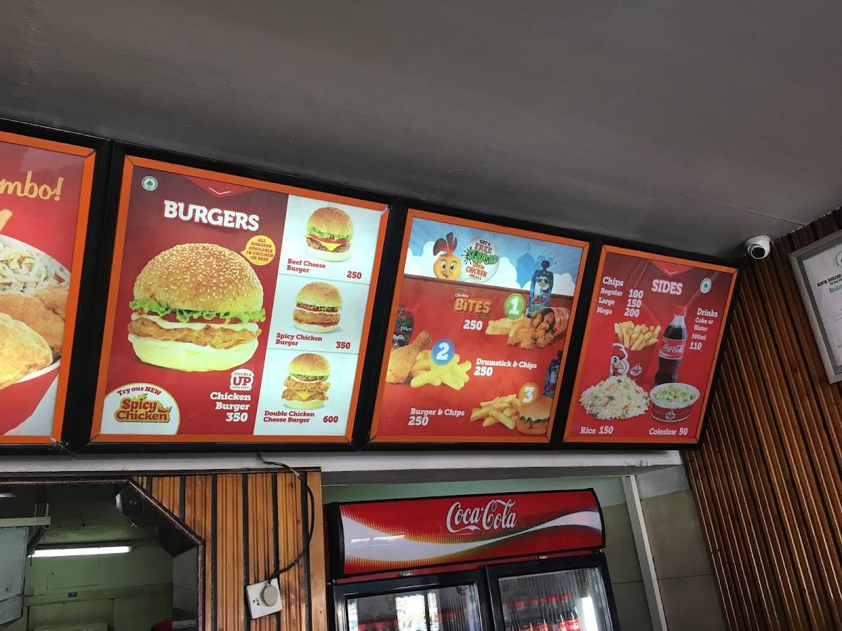 Menu at Chicken Inn Lusaka rd restaurant, Nairobi, Lusaka Rd