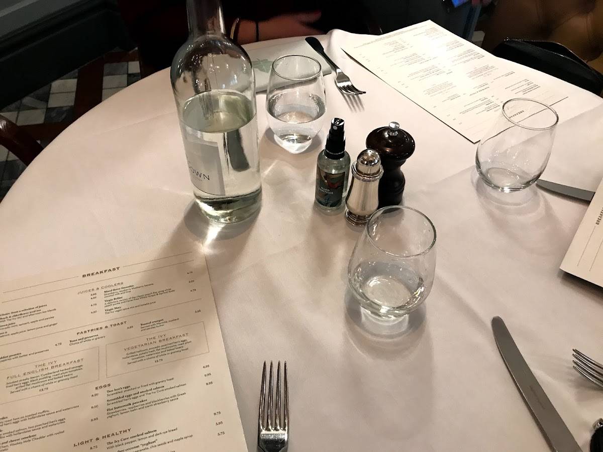 Menu at The Ivy Cobham Garden restaurant, Cobham
