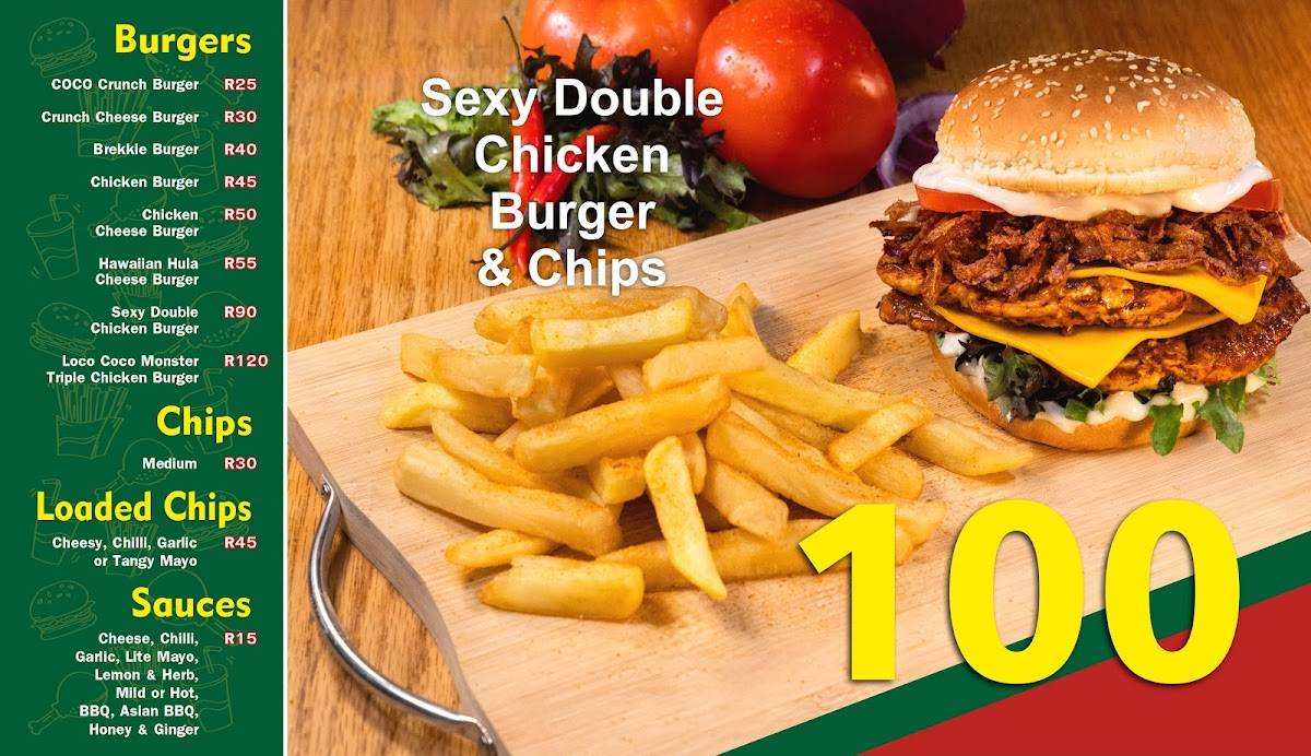 Menu at Coco Fino Empire Square restaurant, Welkom
