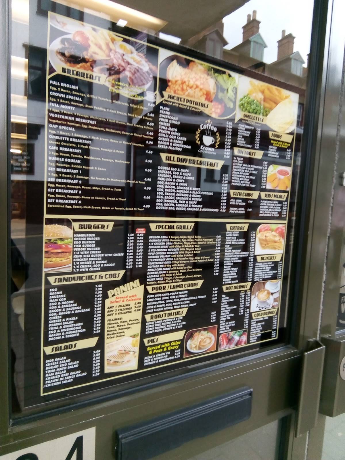Menu at Coffee N cream cafe, Ilkeston