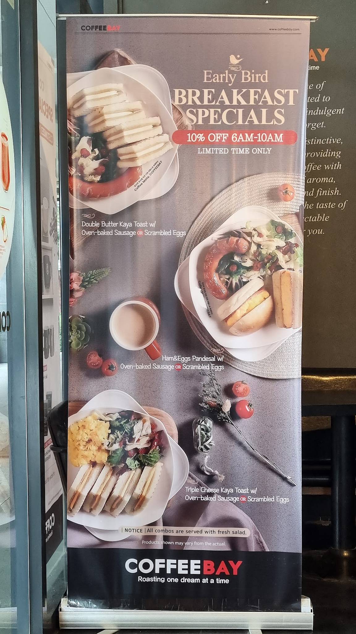 Menu at CoffeeBay cafe, Cebu City, 8WH4+M84