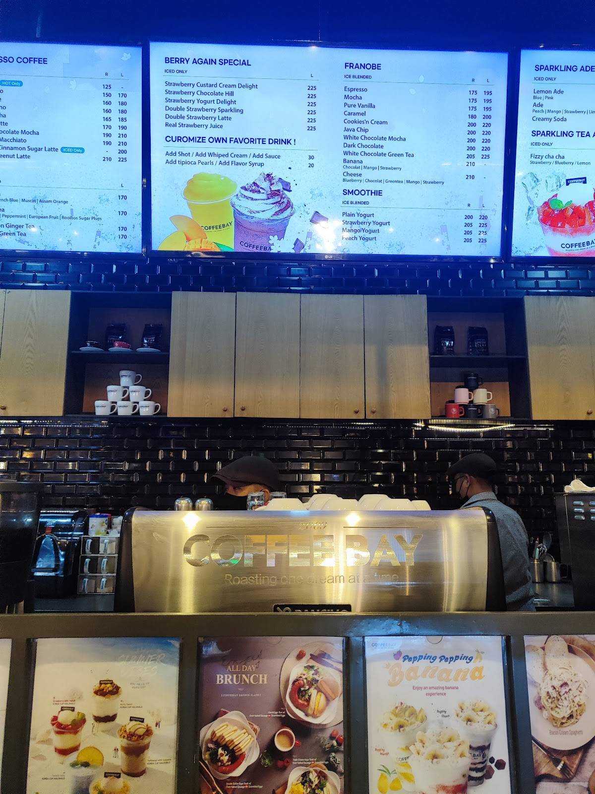 Menu at CoffeeBay cafe, Cebu City, 8WH4+M84