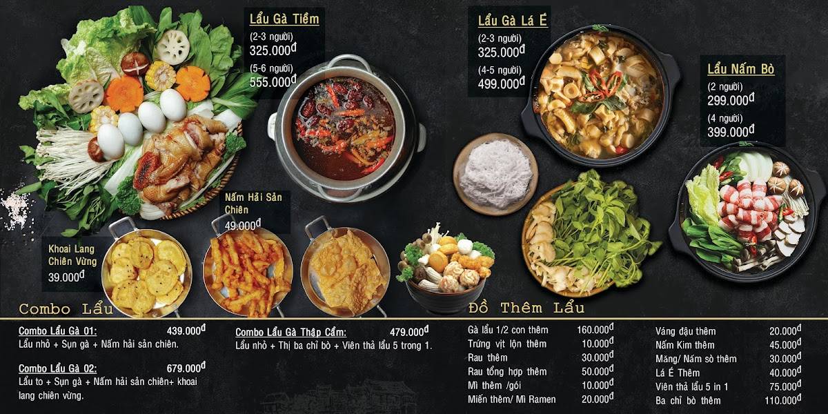 Menu at Cơm gà Hội An - De Faifo restaurant, Hanoi