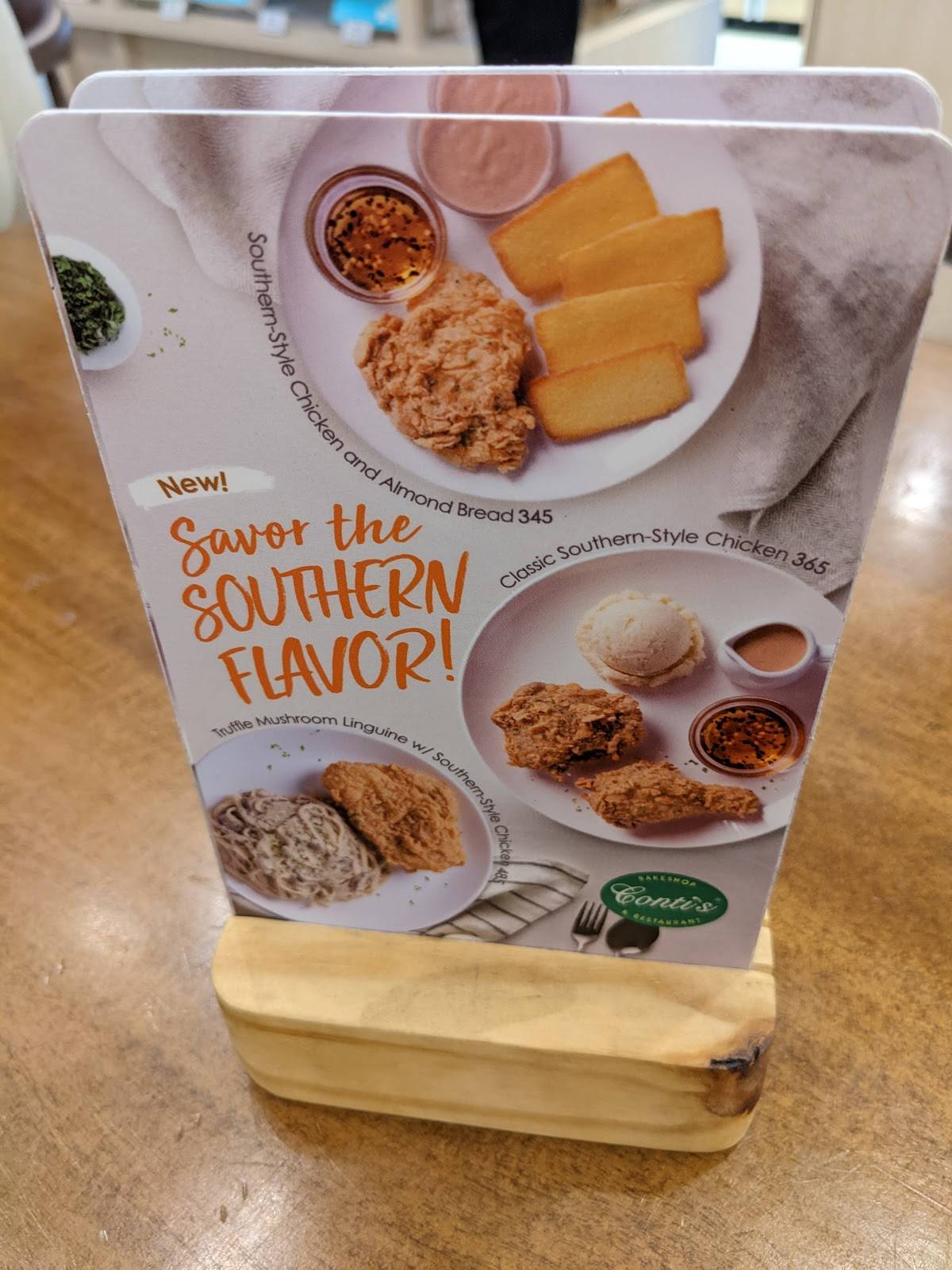 Carta de Conti's Bakeshop and Restaurant, Taguig, Uptown Parade