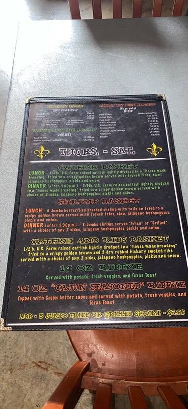 Menu at Almost Famous Smokehouse & Grill BBQ, Conway