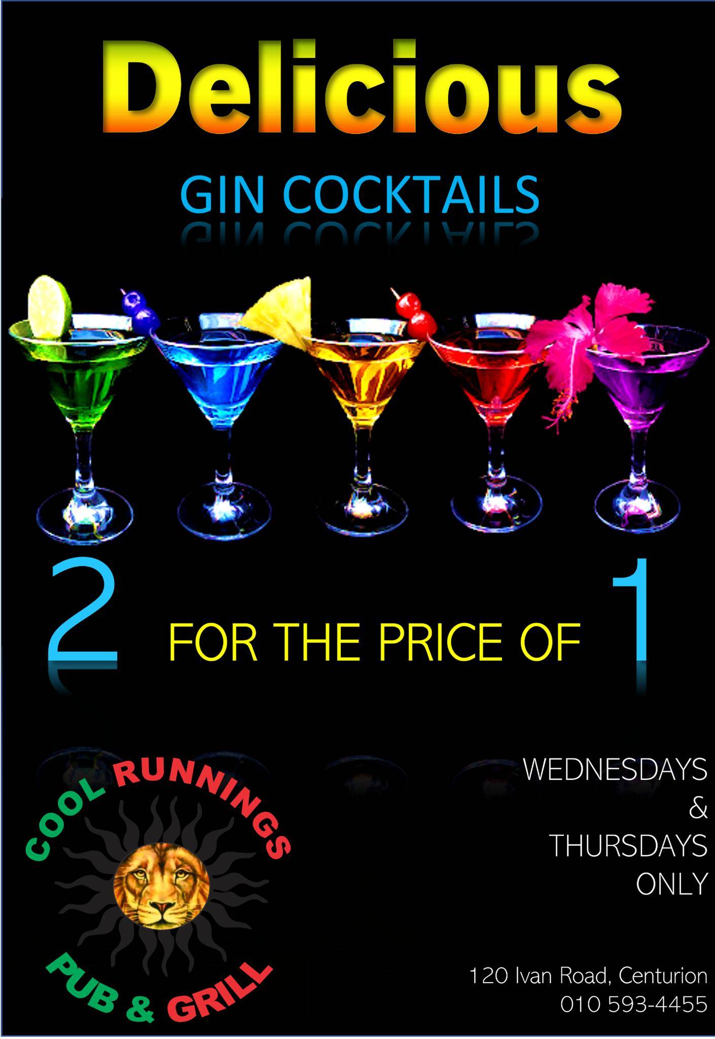 Menu at Cool Runnings Pub & Grill, Centurion