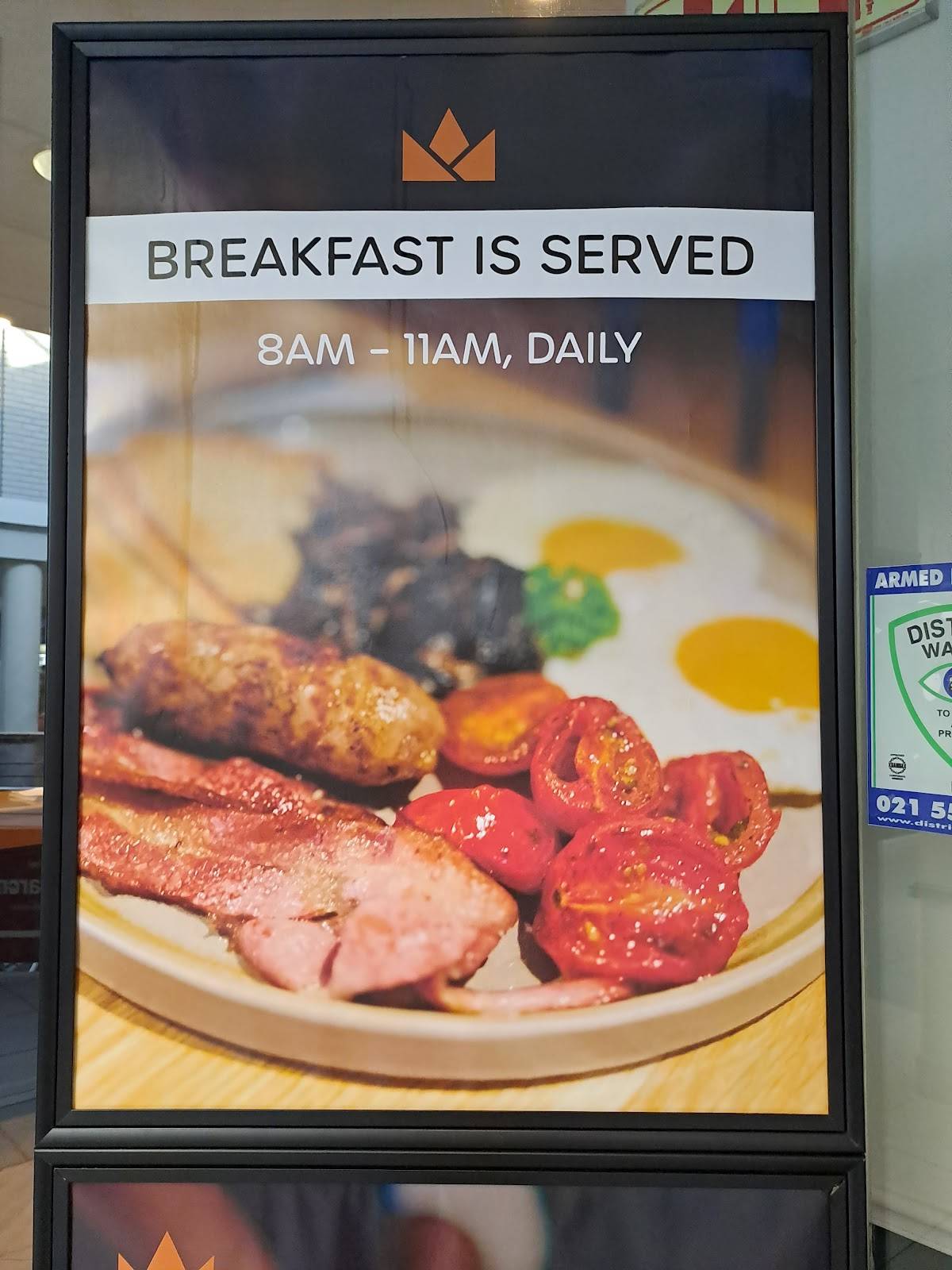 Menu at Copper Club Plattekloof, Cape Town, Shop No. 5