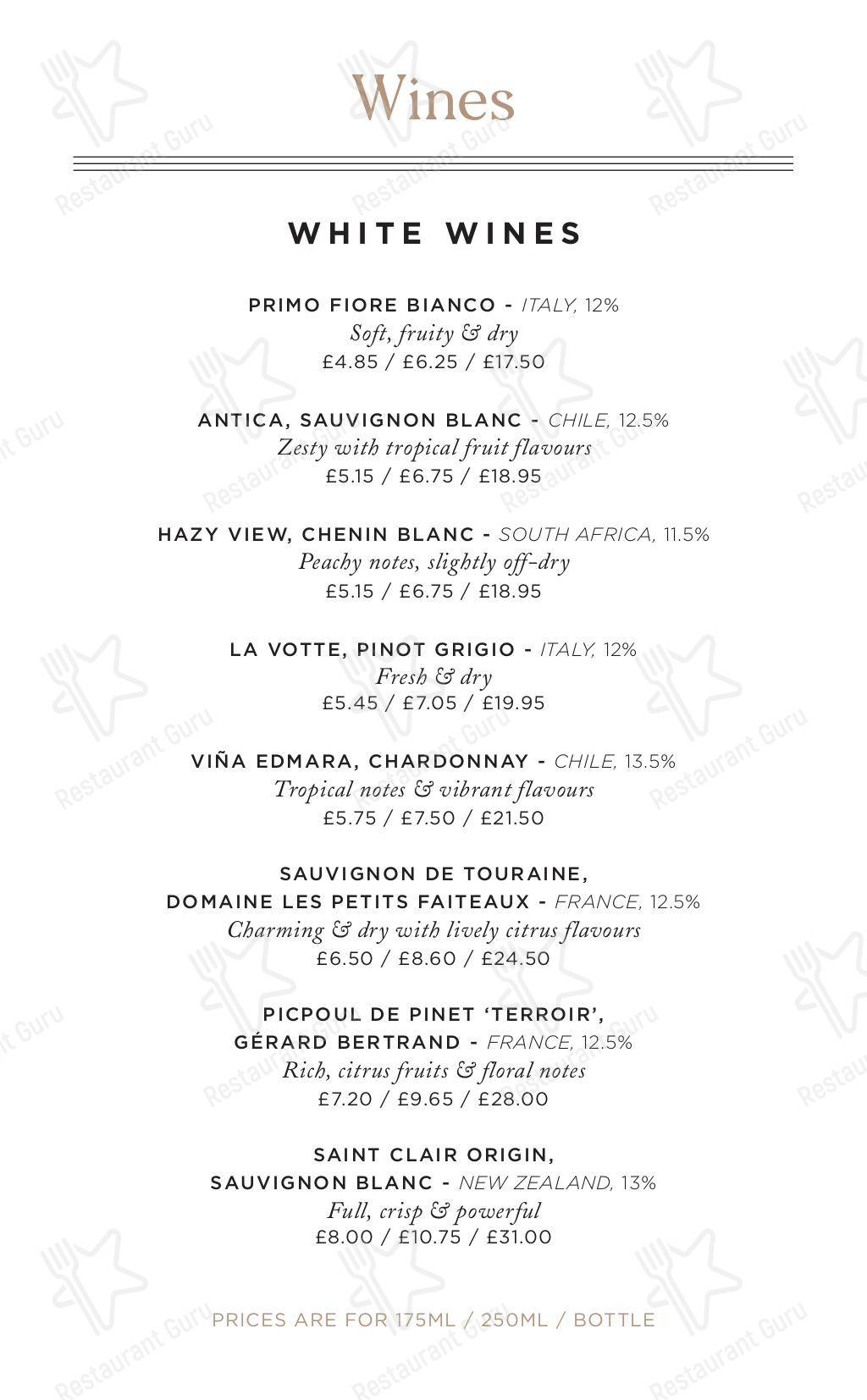 Menu at Curious Pig in the Parlour pub & bar, Copthorne