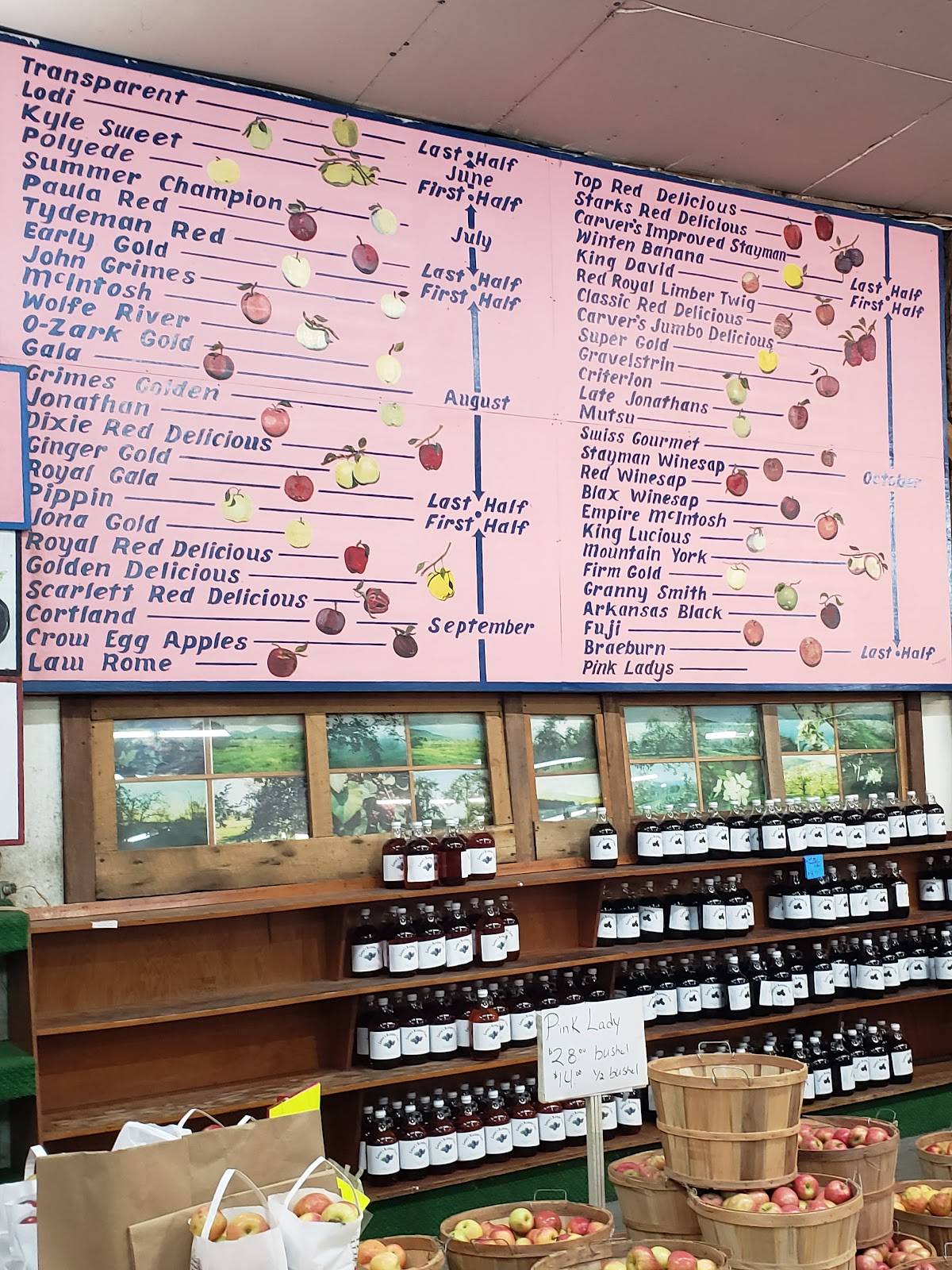 Menu at Carver's Orchard & Applehouse Restaurant, Cosby