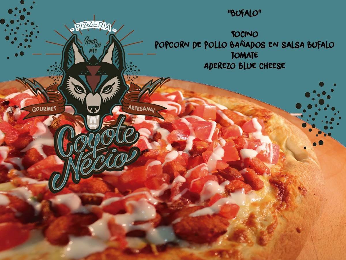 Carta de Coyote Necio Pizzeria, Monterrey