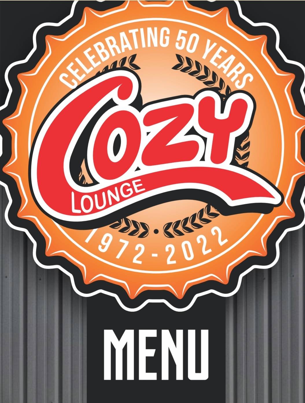 Menu at Cozy Lounge restaurant, Columbus