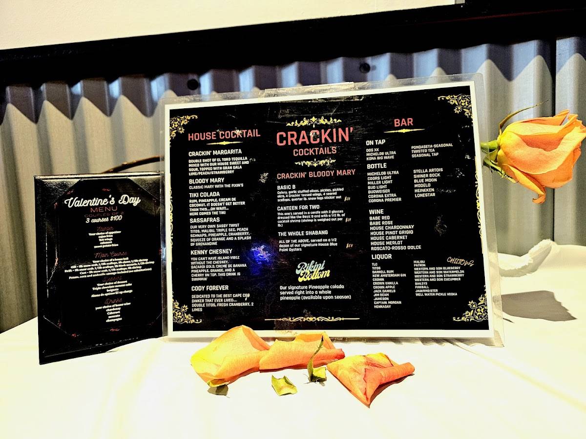 Menu at Crackin' Crab restaurant, Amarillo, S Soncy Rd