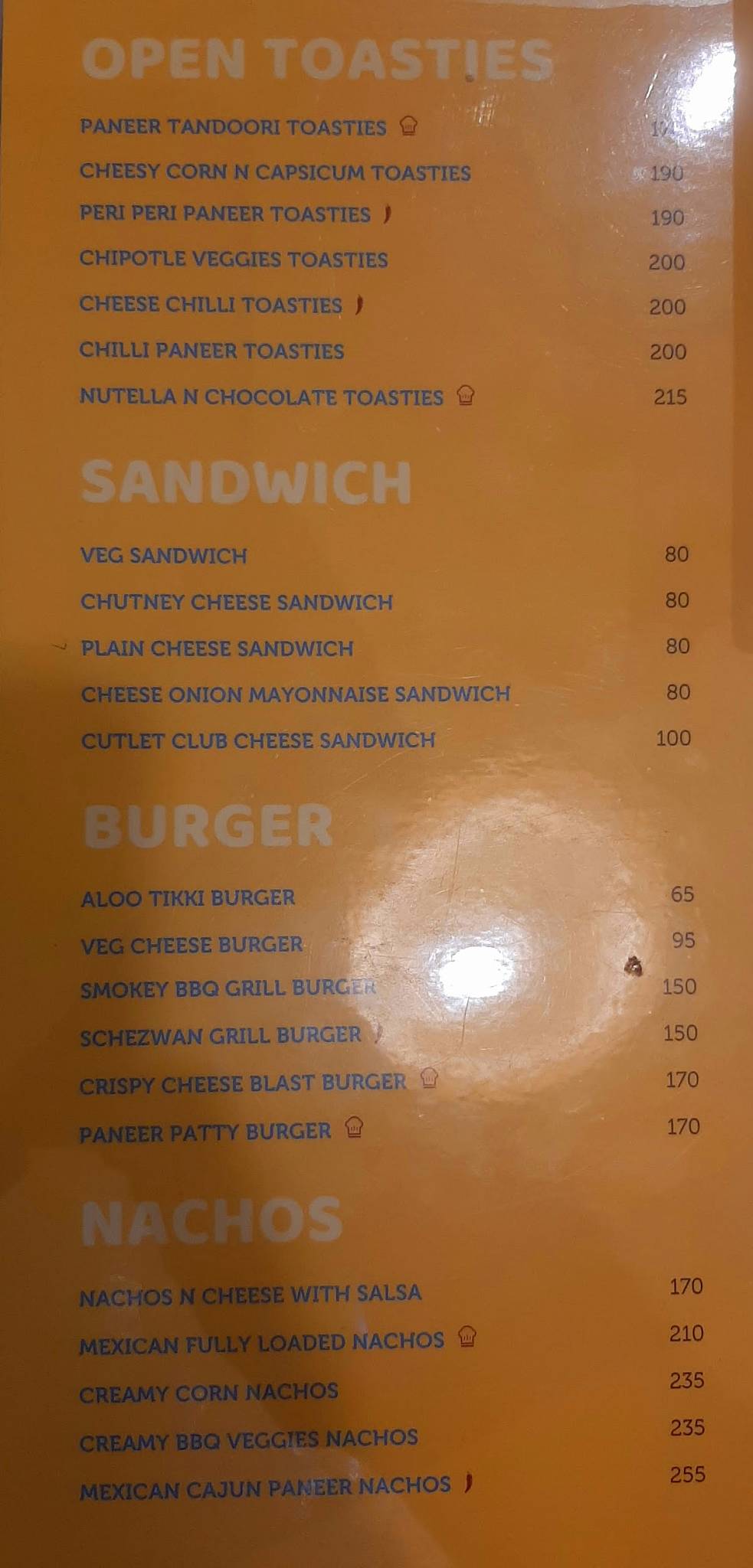 Menu at Crazy Cheesy Cafe- Salunkhe Vihar, Pune