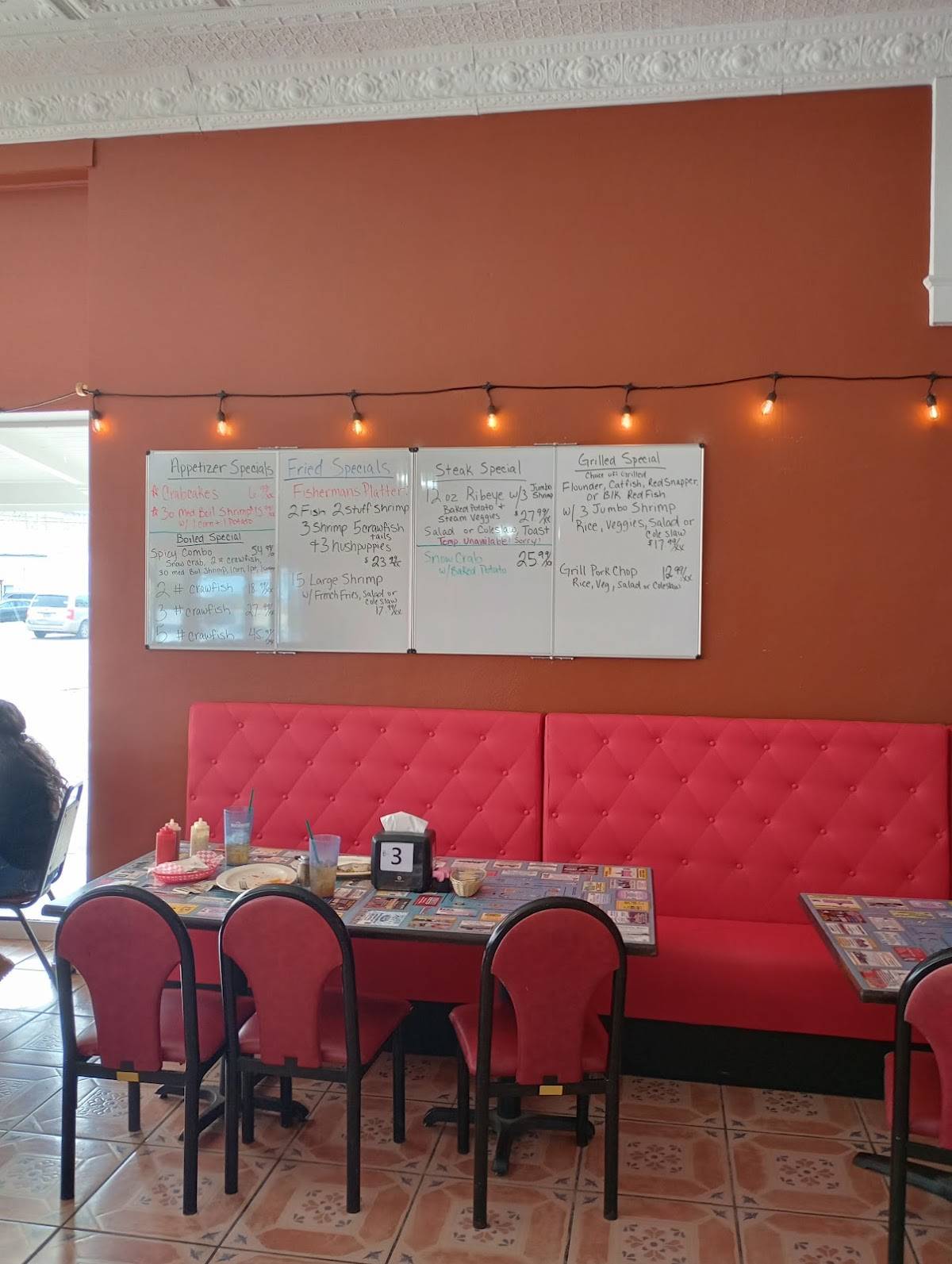 Menu at Cuero Seafood and Grill restaurant, Cuero