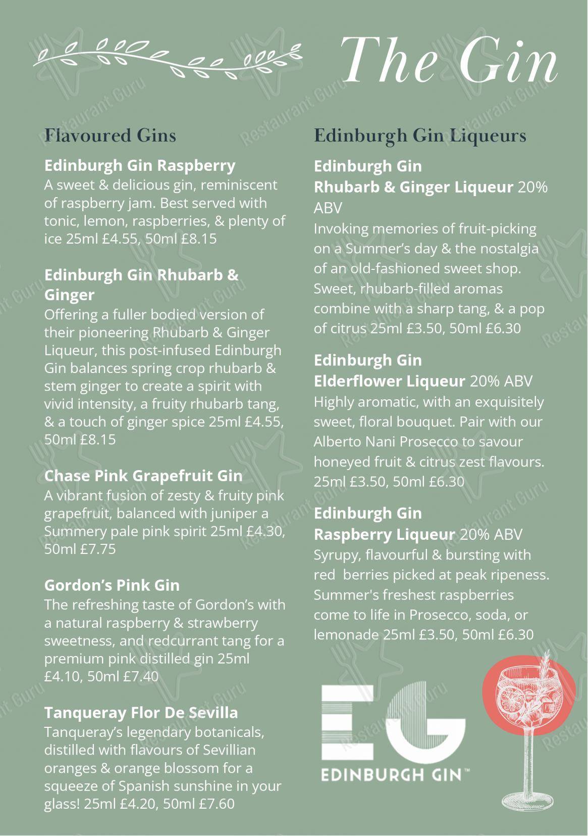 Menu at Curious Pig in the Parlour pub & bar, Copthorne