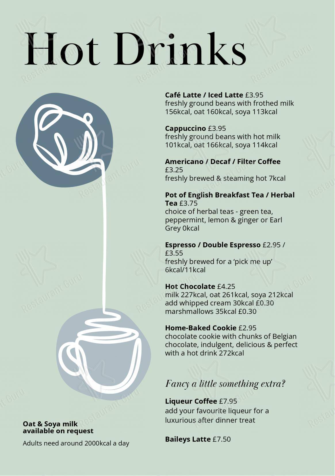 Menu at Curious Pig in the Parlour pub & bar, Copthorne