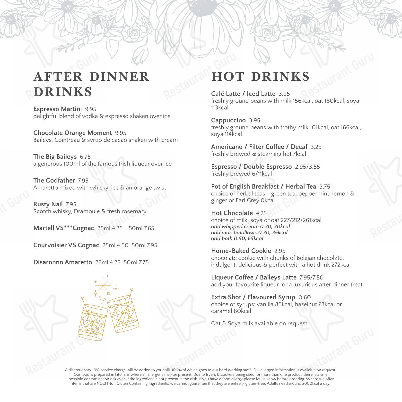 Menu at Curious Pig in the Parlour pub & bar, Copthorne