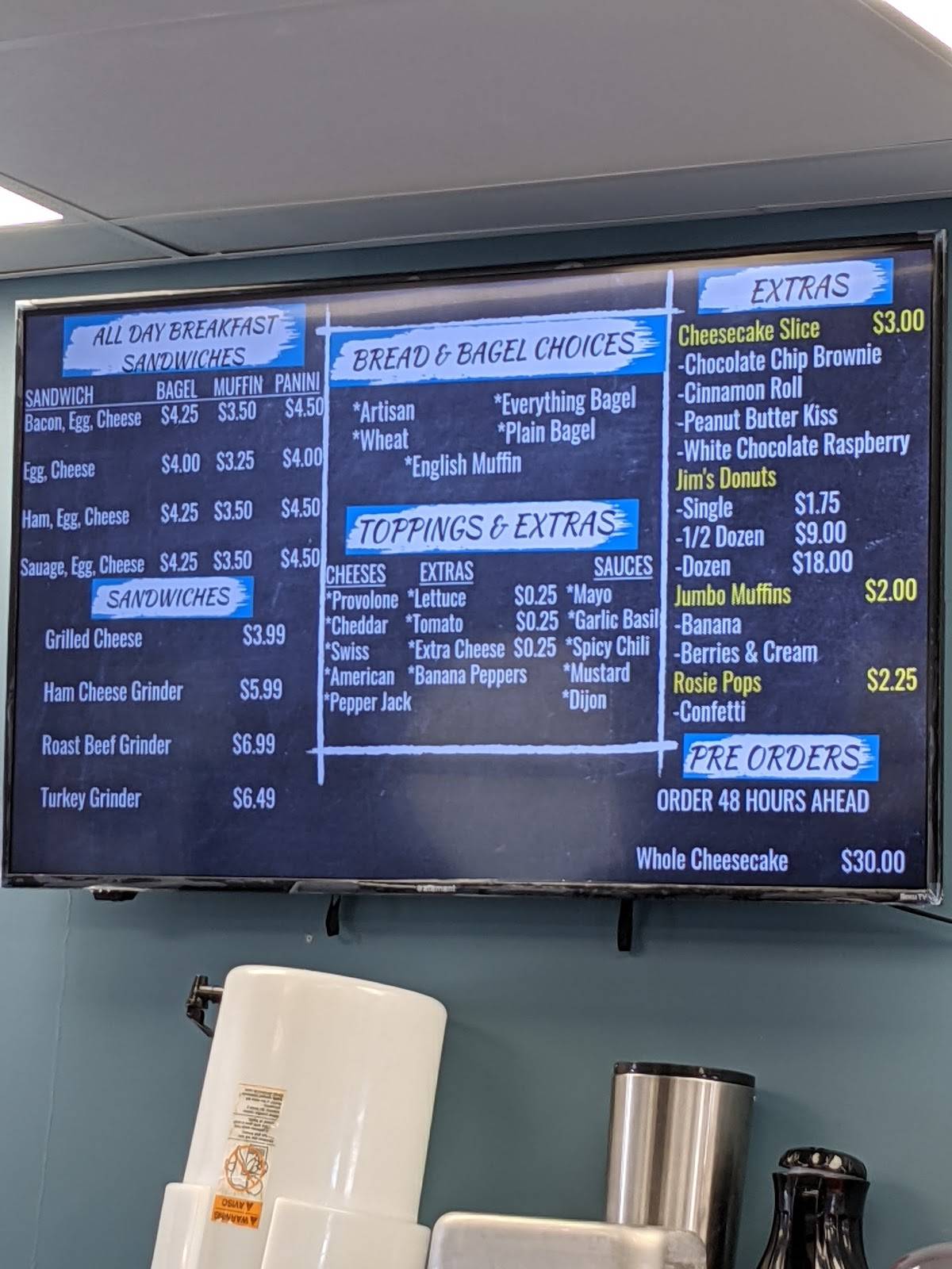 Menu at Daily Grind Café & Creamery cafe, Huber Heights