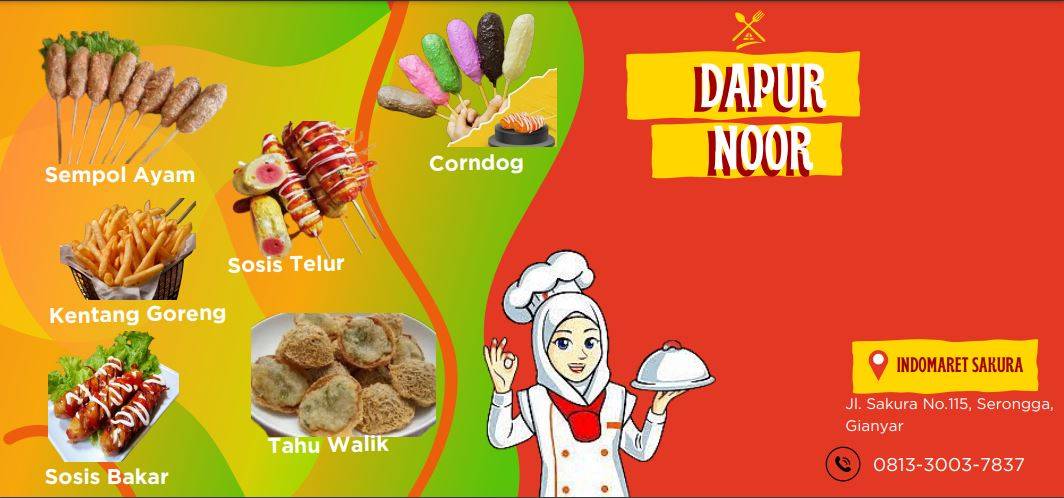 Menu at Dapur Noor restaurant, Lebih