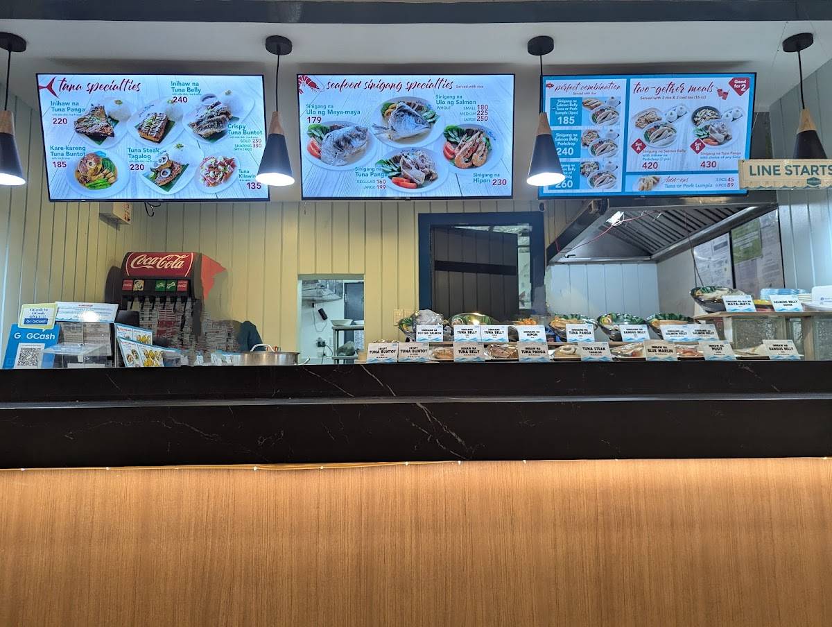 Carta del restaurante Davao Tuna Grill, Manila, HXGM+FH2