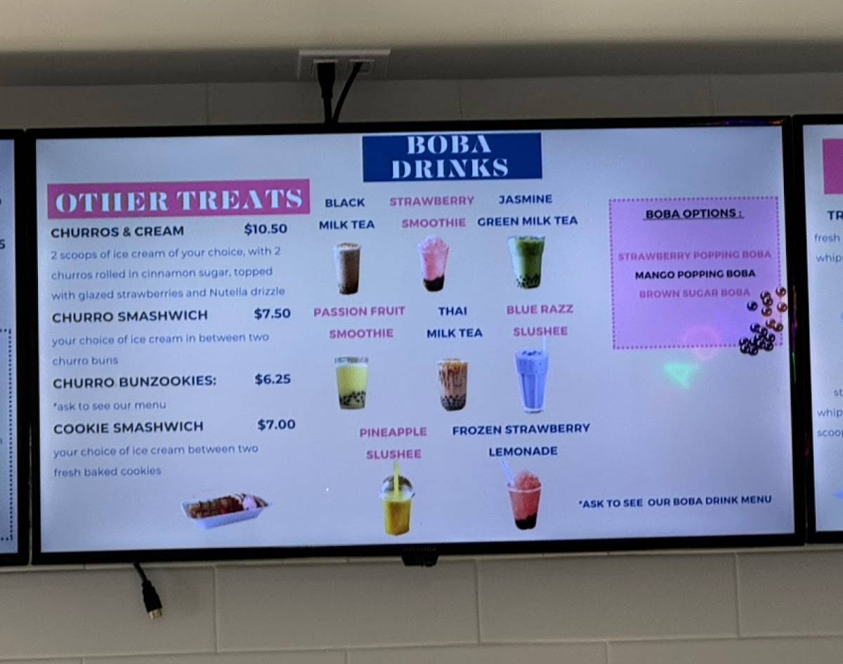 Menu at Dave’s Drip House x J's Hot Chicken desserts, Santa Barbara
