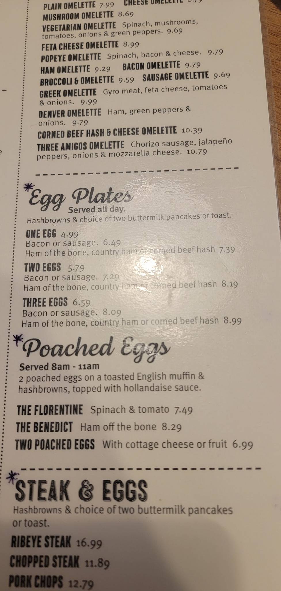 Menu at David's Restaurant, Asheboro