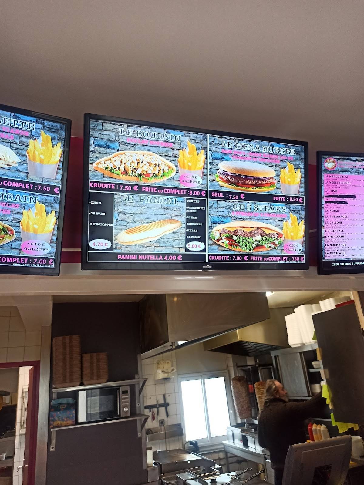 Menu au Deli'z restaurant, Goderville