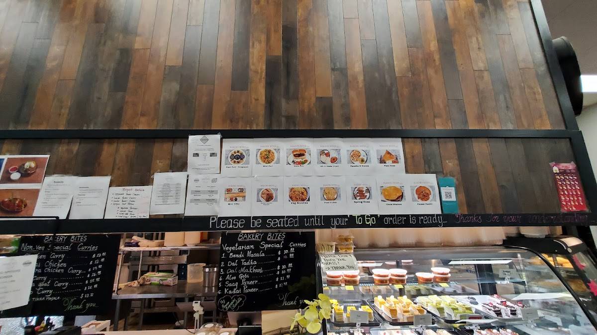 Menu at Bakery Bites, Roseville