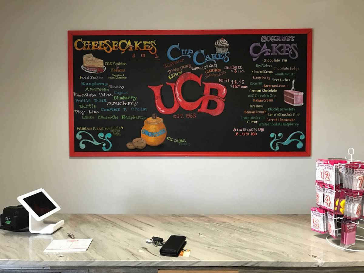Menu at The Ultimate Cheesecake Bakery, San Antonio, Flagship Dr