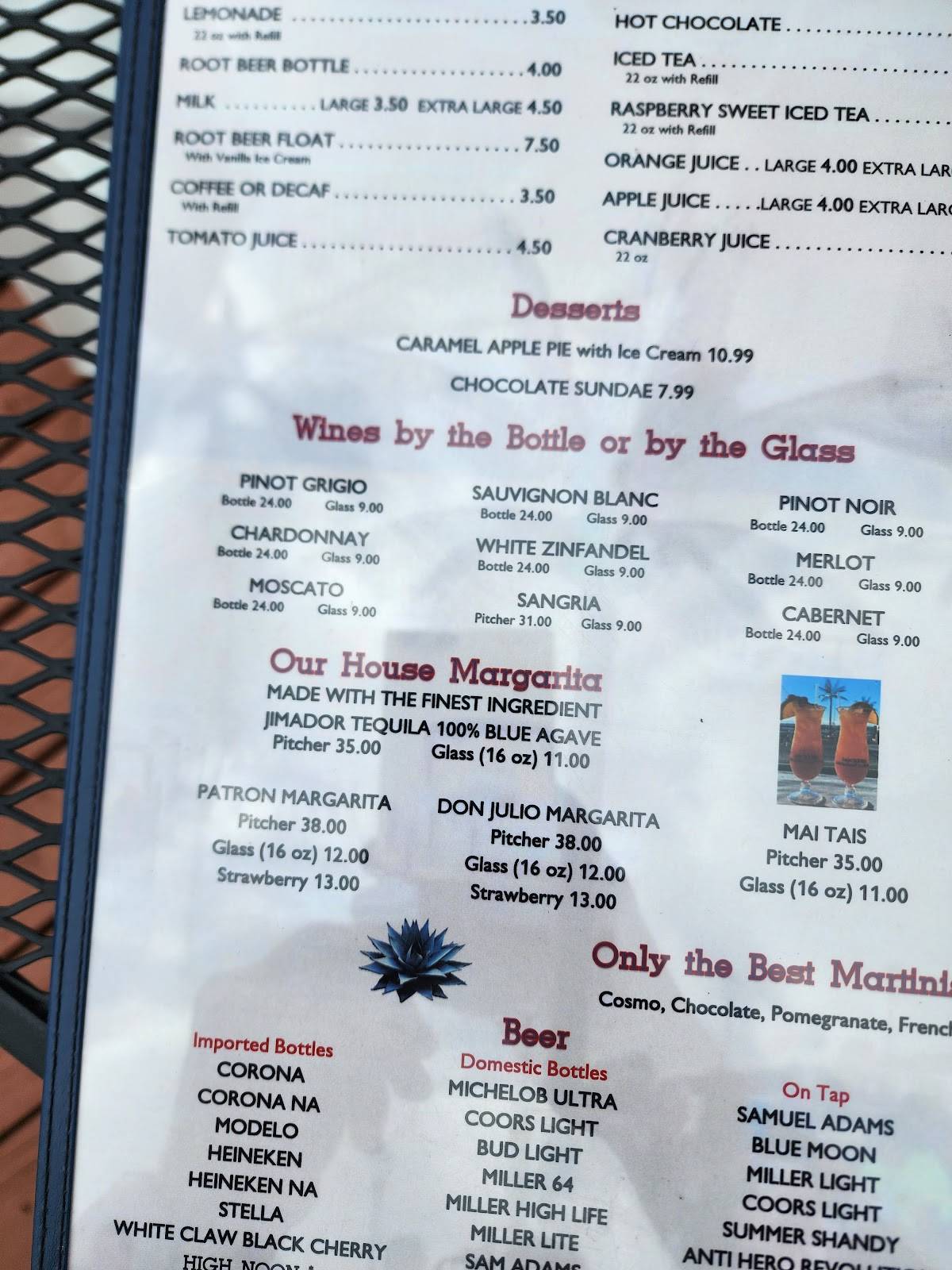 Menu at Dockers Restaurant, Fox Lake, Fox Lake