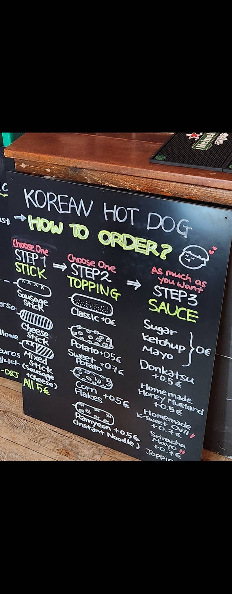 Speisekarte von Dodo&Jojo Seoul Deli restaurant, Düsseldorf