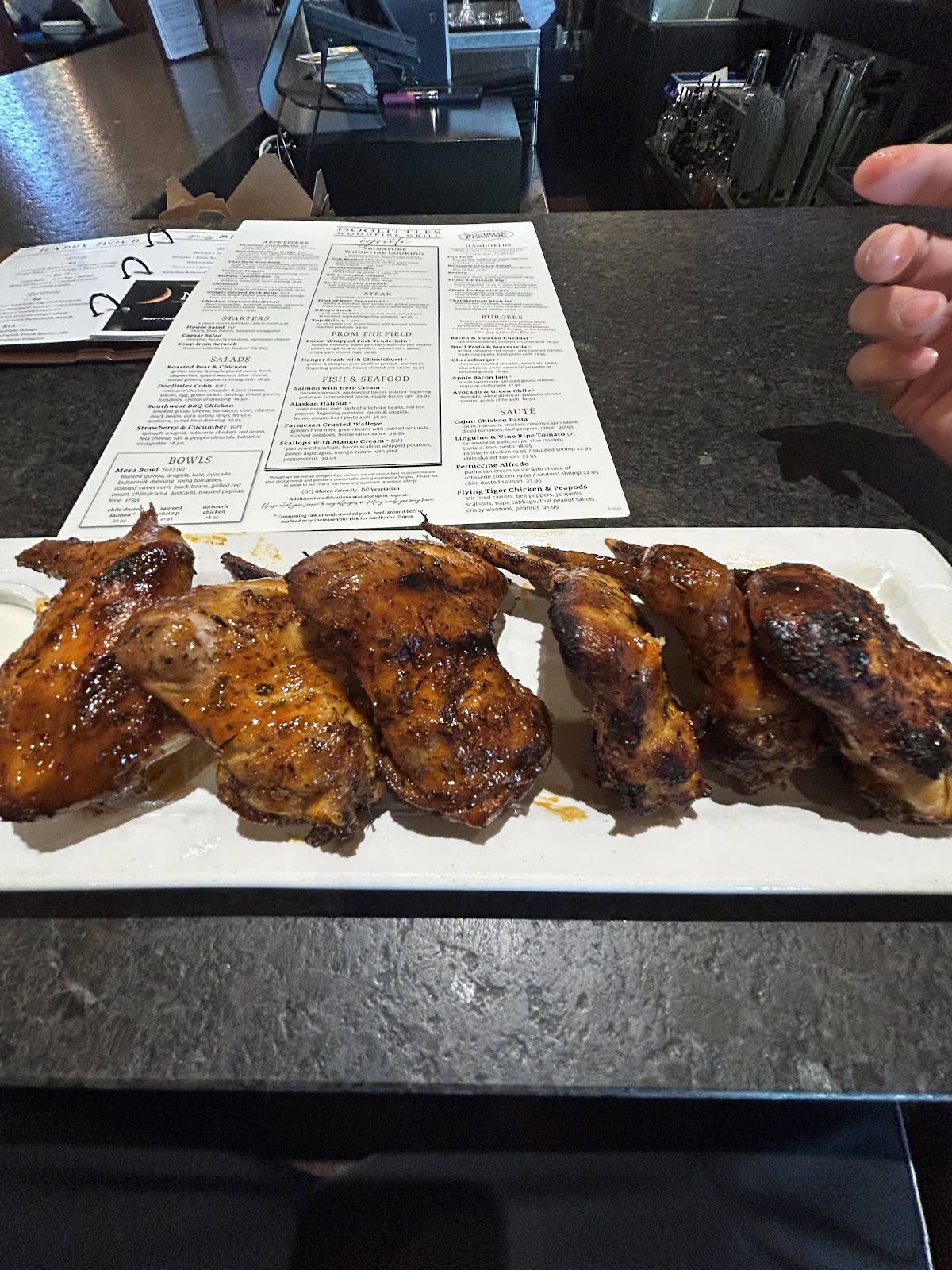 Menu at Doolittles Woodfire Grill pub & bar, Golden Valley, 550 ...
