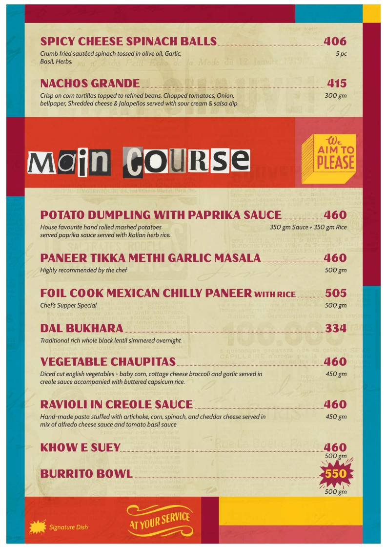 Menu at Downtown Restro Cafe, Rajkot, Nana Mava Rd